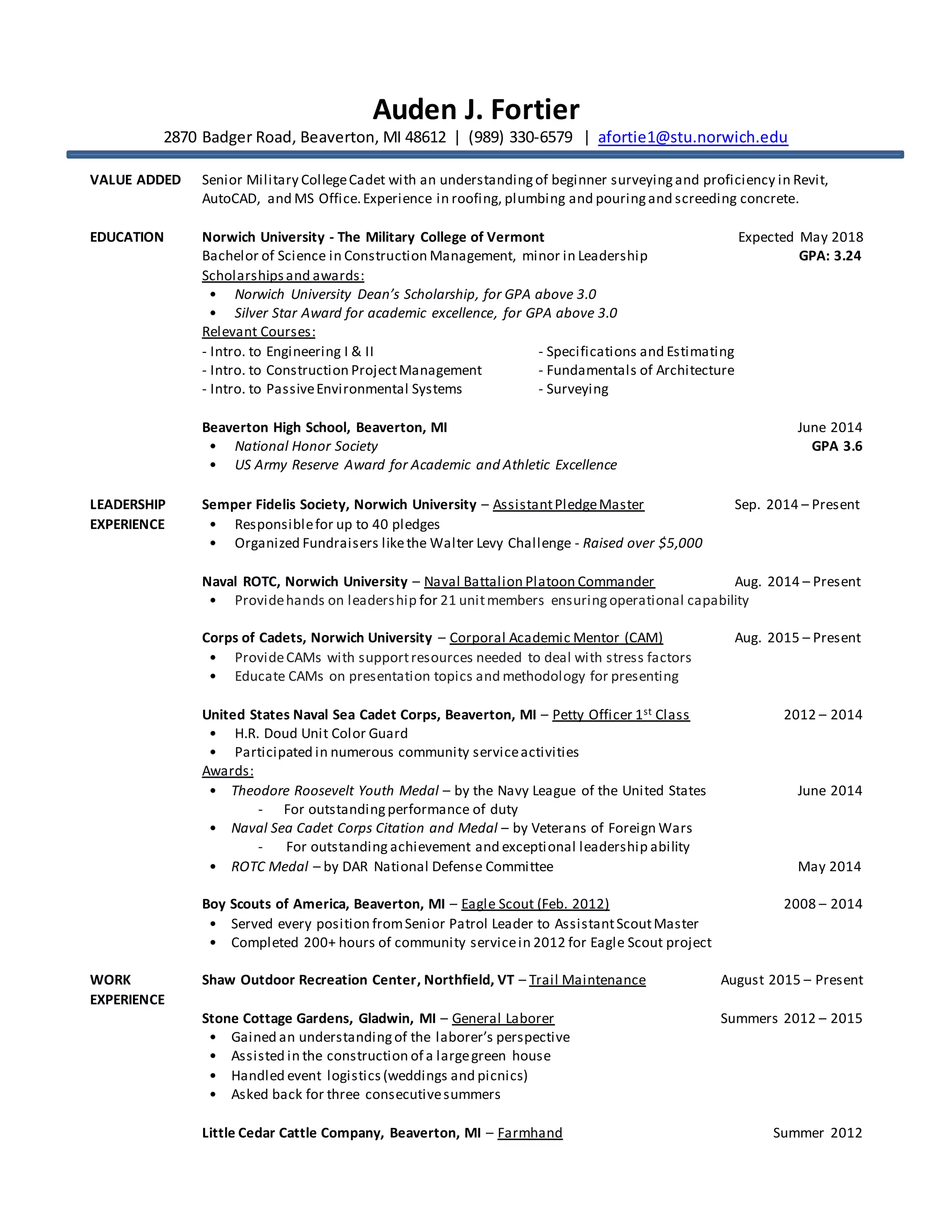 Fortier_Resume | DOCX