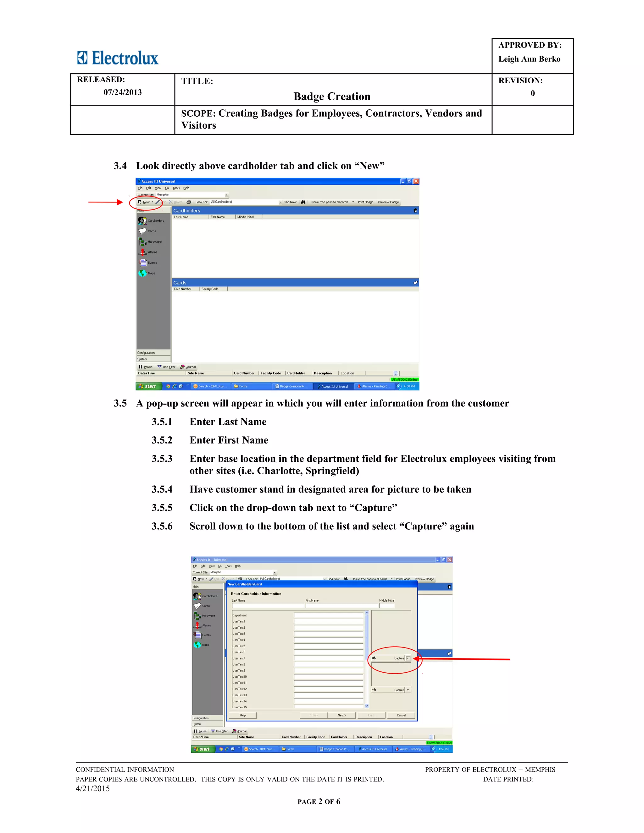Badge Creation Process | PDF