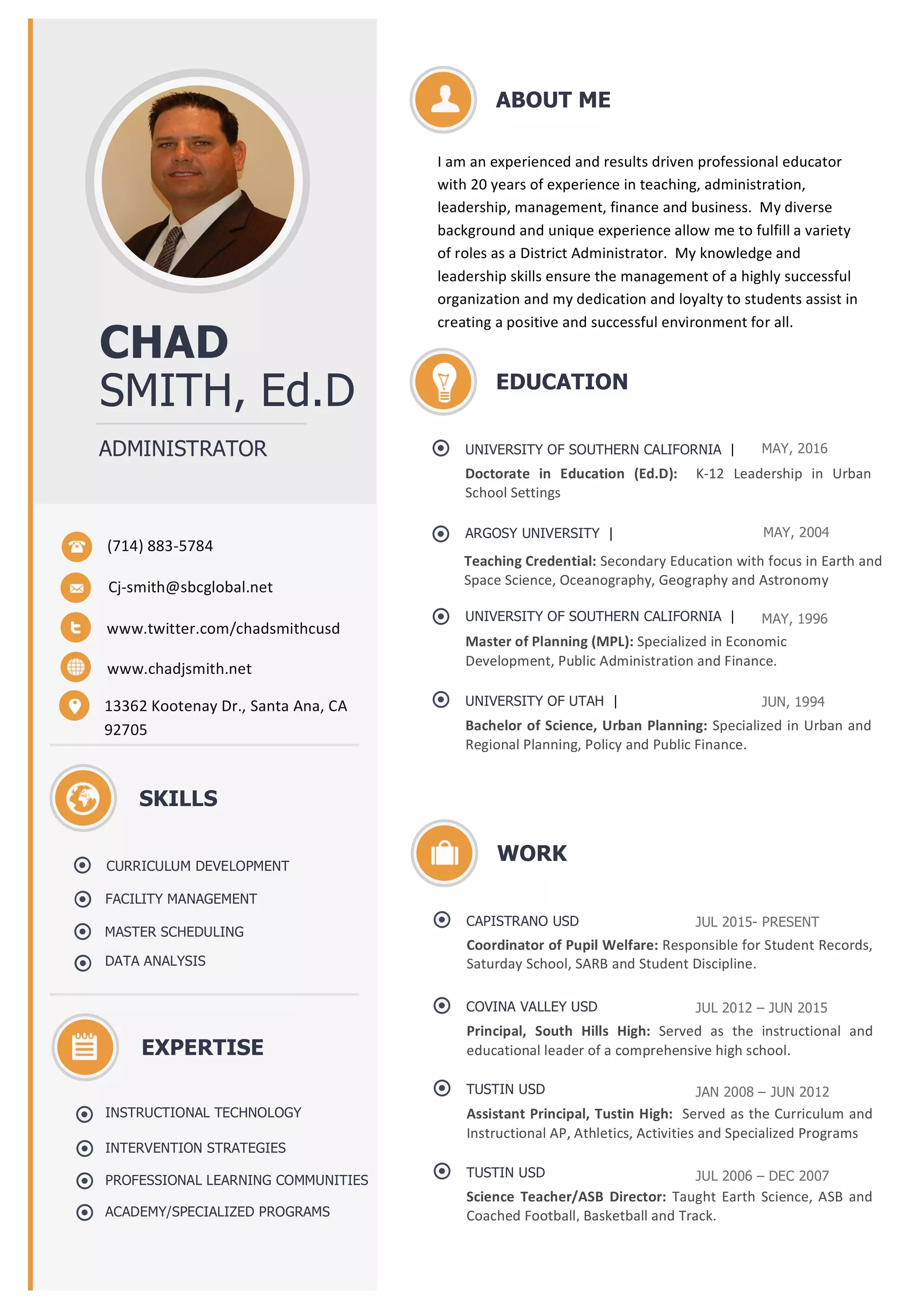 Chad Principal Resume | PDF