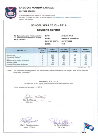 Nics AA Diplomas | PPT