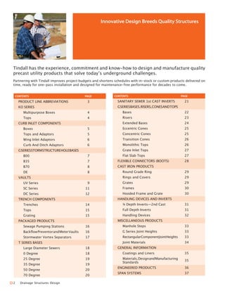Tindall_Utilities_Catalog_ Updated_7:7:2011_TAP | PDF