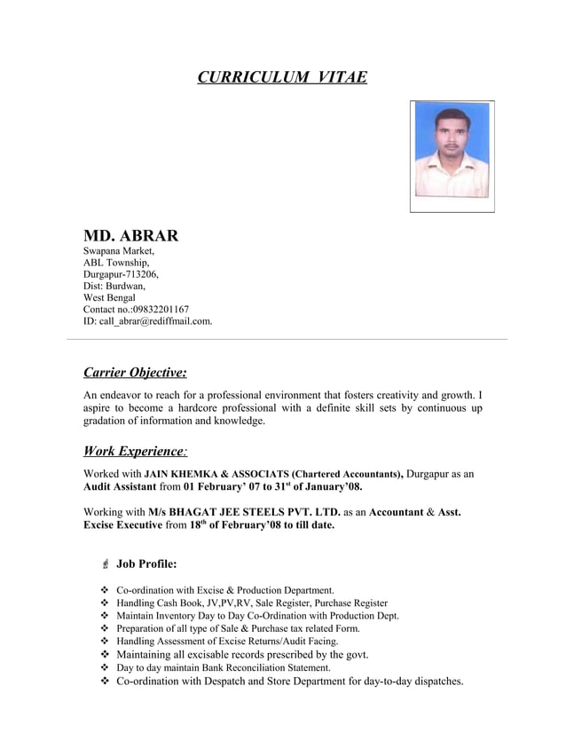 CV_ABRAR | PDF