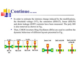 optimazation of standard cell layout | PPT