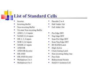 optimazation of standard cell layout | PPT