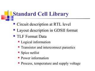 optimazation of standard cell layout | PPT