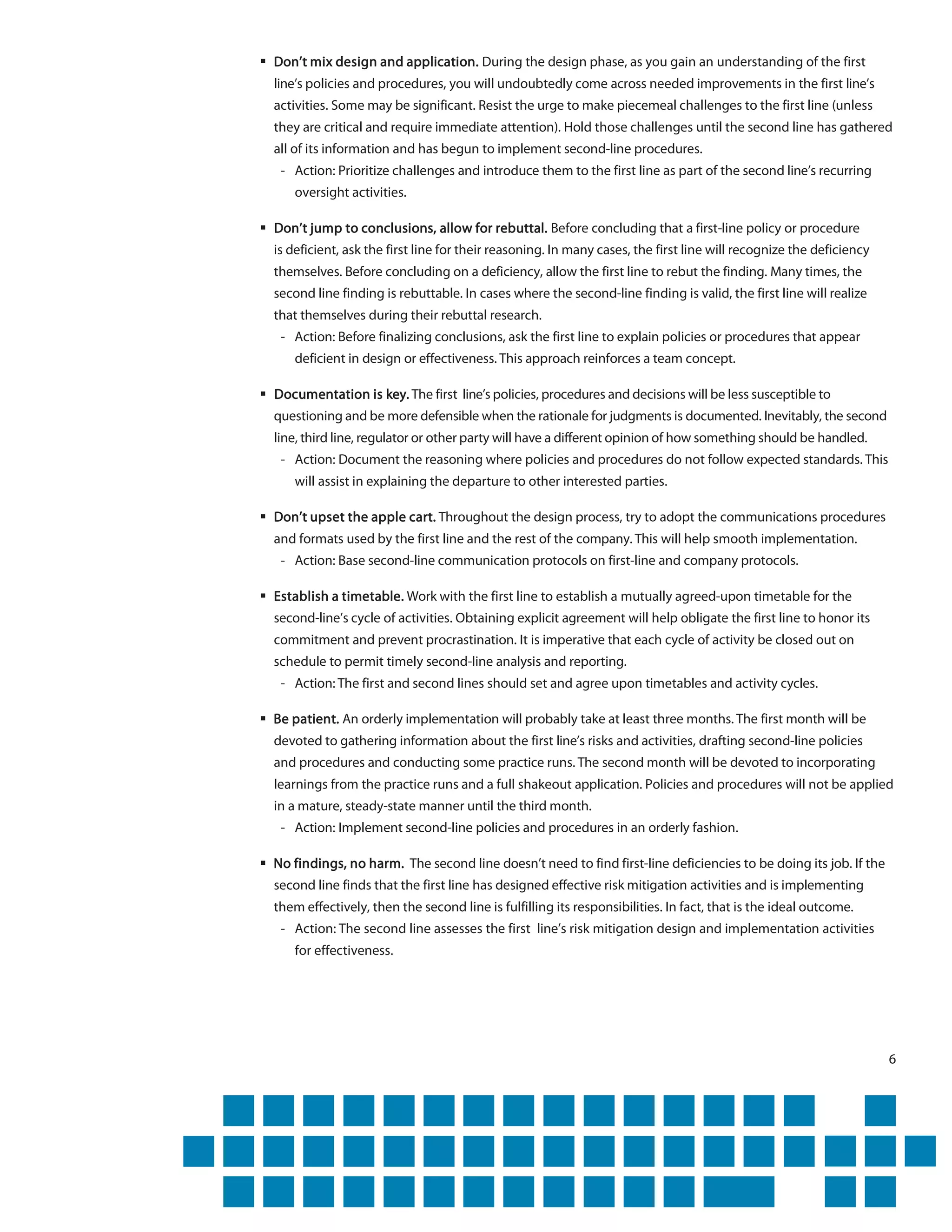 Second line of defense - value and set up | PDF