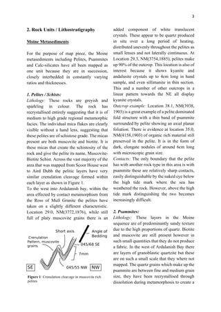 Mapping Report Lucas Jacobs | PDF | Geology | Science