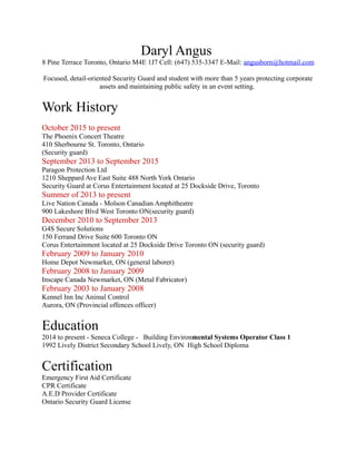 UPDATED RESUME | PDF