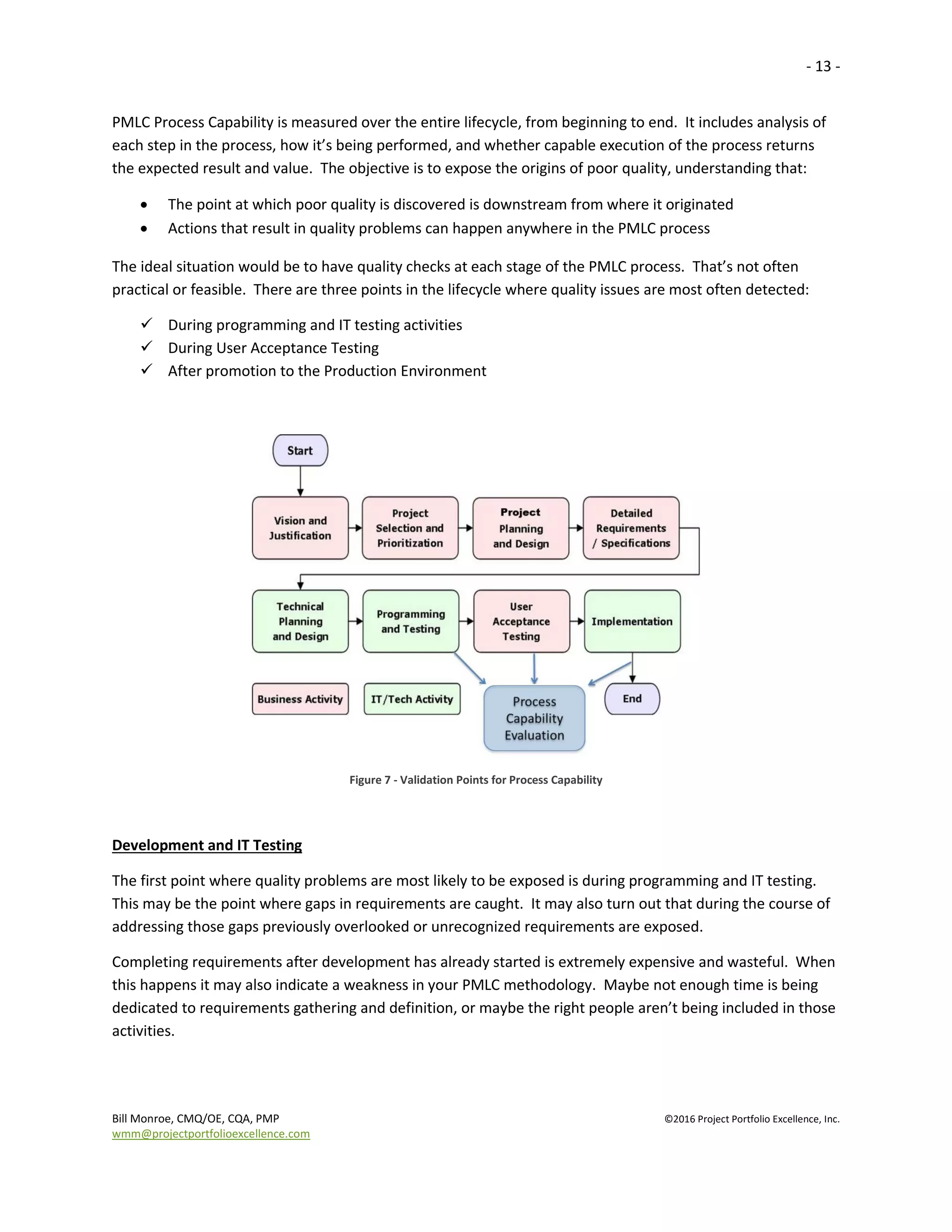 The Value PMLC Process Capability | PDF