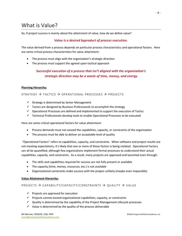 The Value PMLC Process Capability | PDF