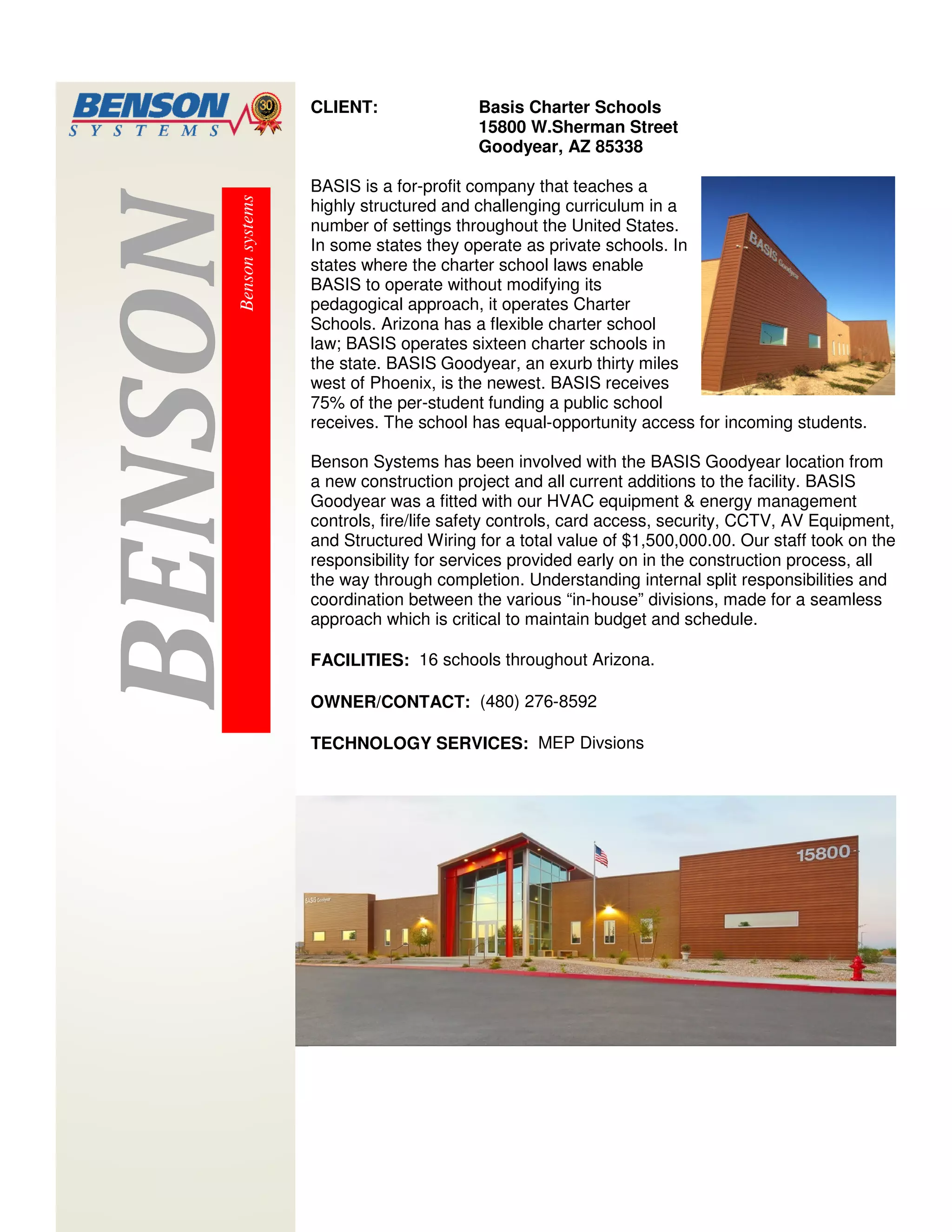Benson Systems Overview (Generic RFP) | PDF | Education industry ...