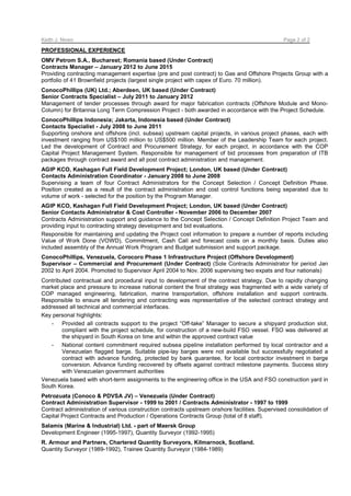 K_Niven_CV_June 2015_Rev | PDF