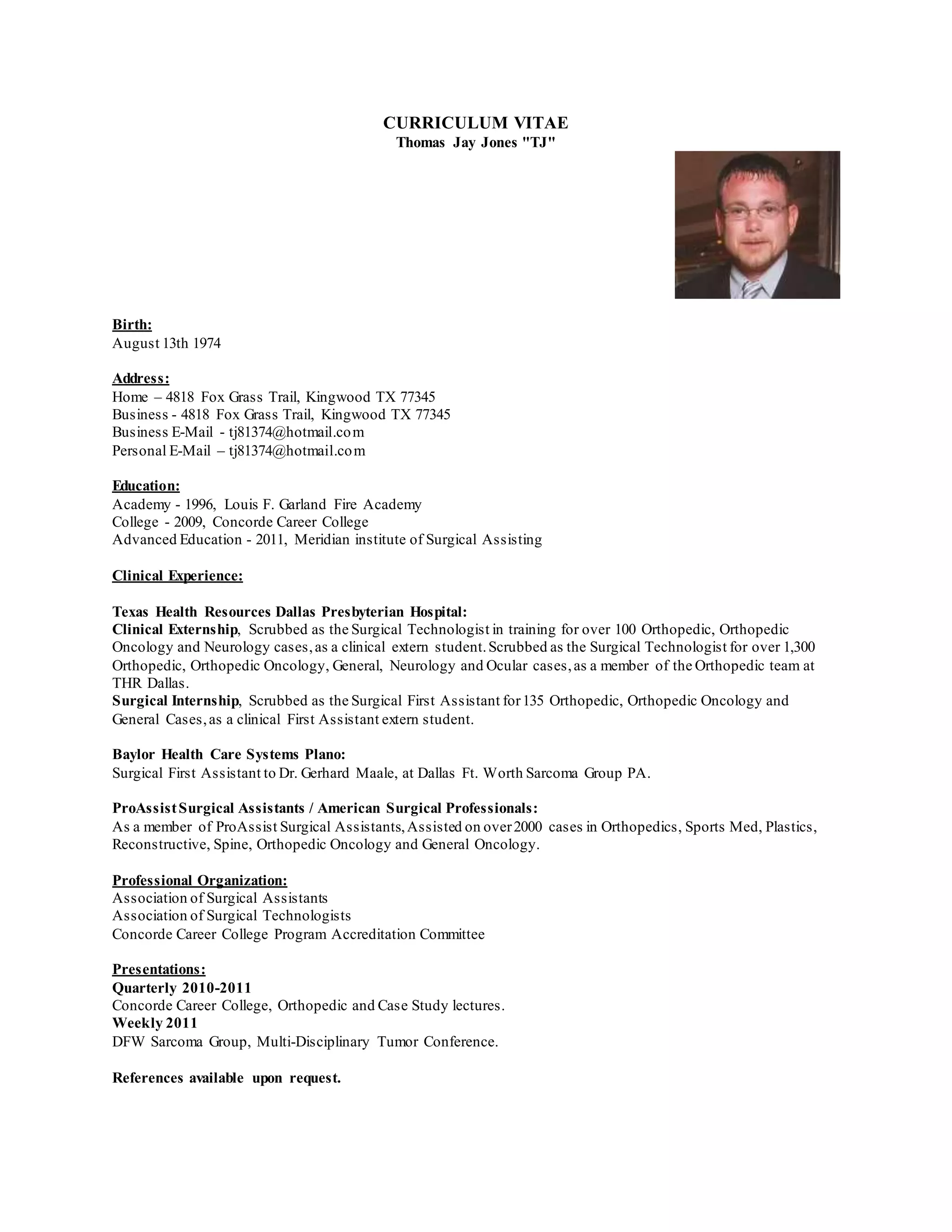 CURRICULUM VITAE-LinkedIn | DOCX