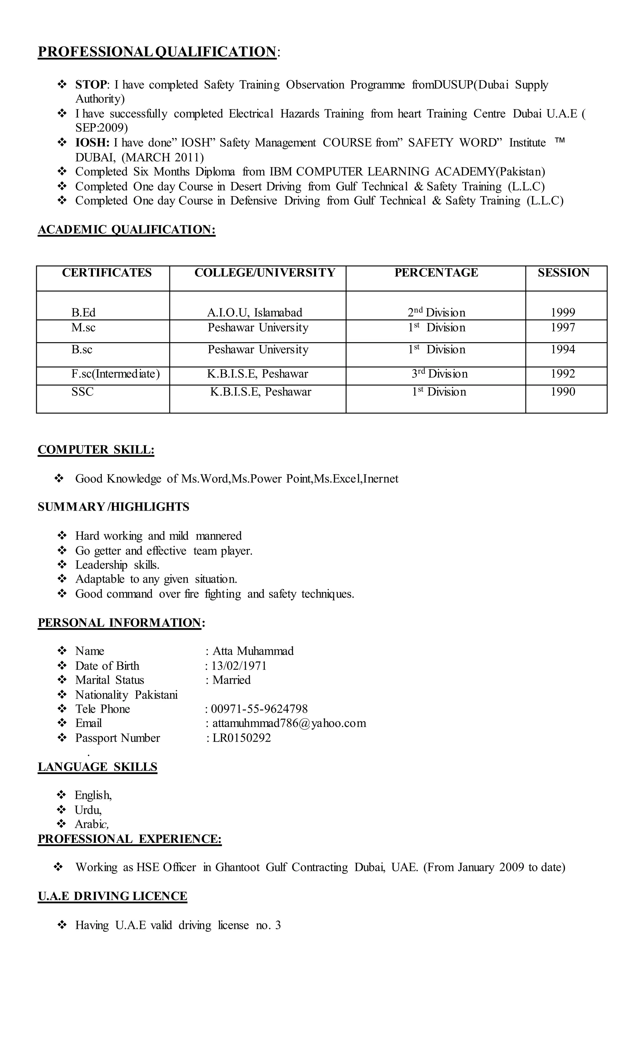 Atta updated CV(12.2015) | DOCX