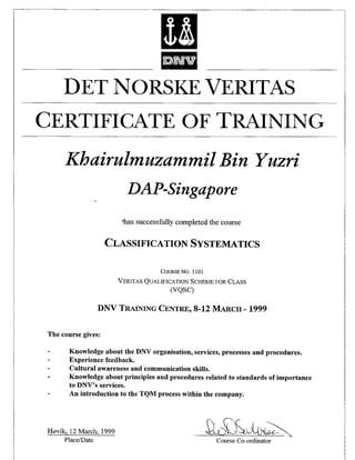 Training Record Logs, Certs and Sample Course Sheet | PDF