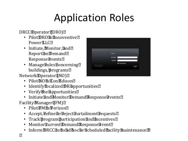 DRCC Application Overview