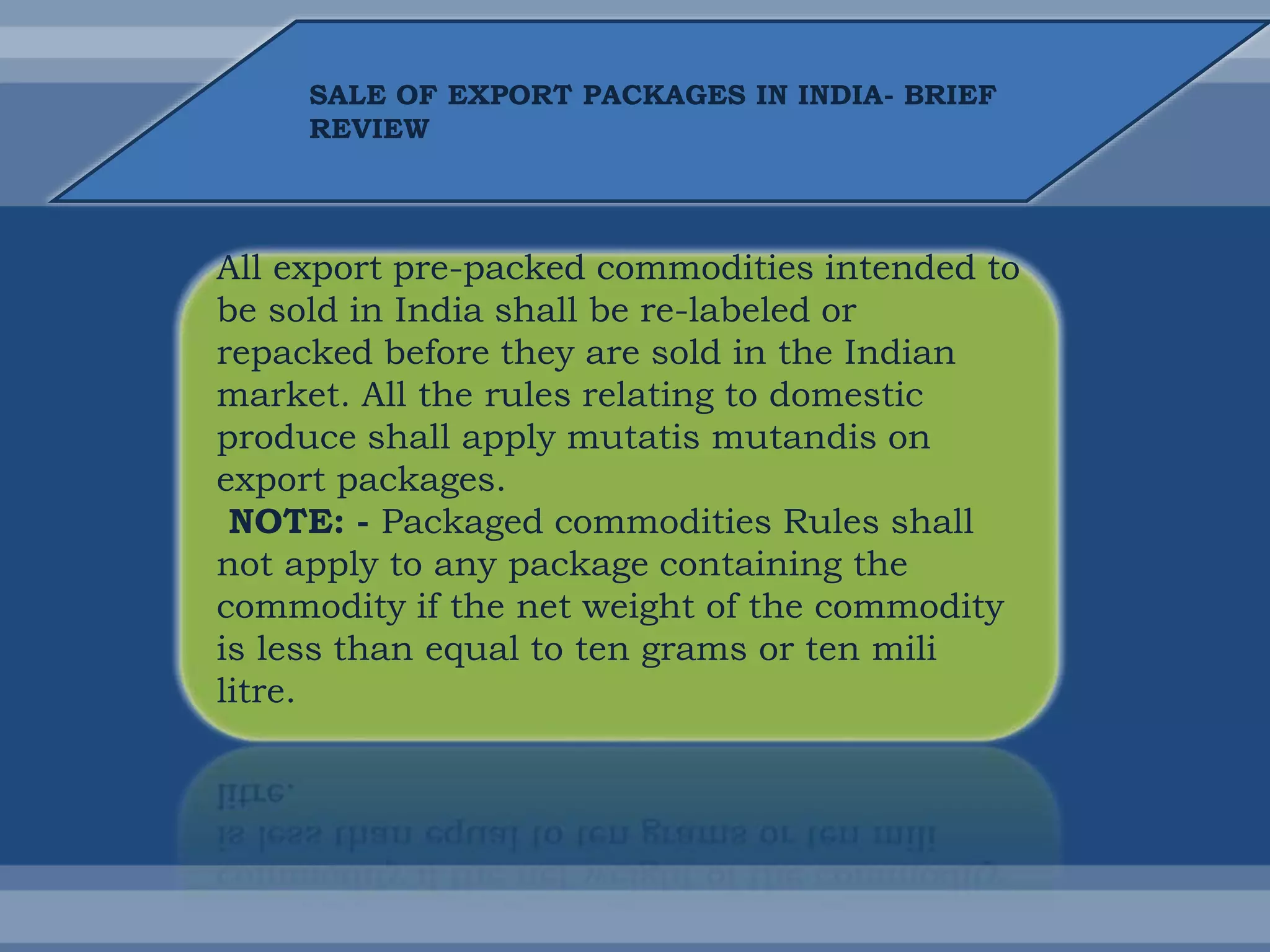 LEGAL METRology simplified | PPTX