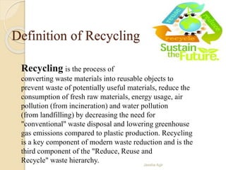 The Recycling Process - Agir | PPT