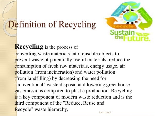 The Recycling Process - Agir