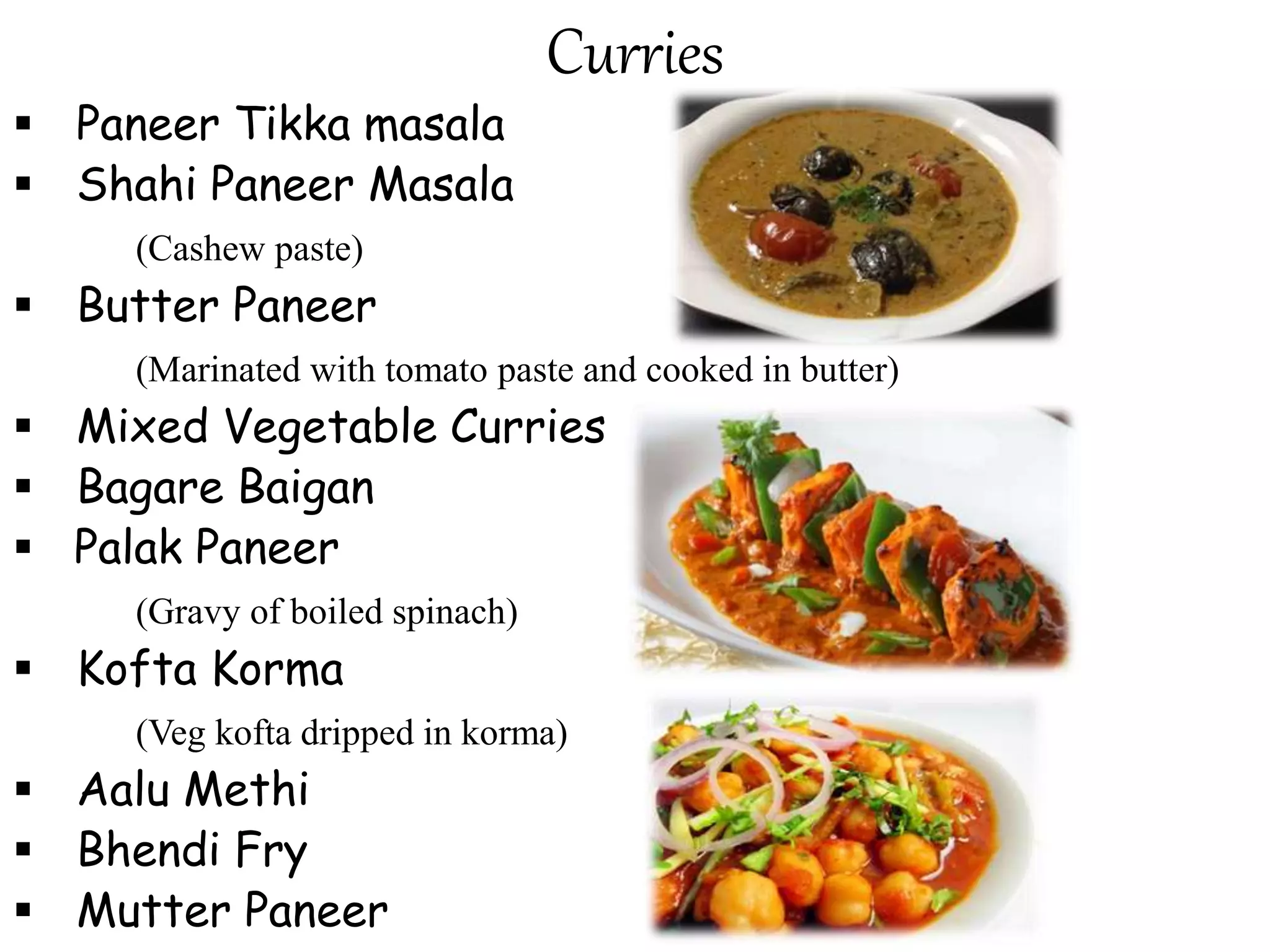Royal Catering Veg Menu | PPTX