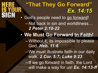Here Is Your Sign Go Forward | PPT