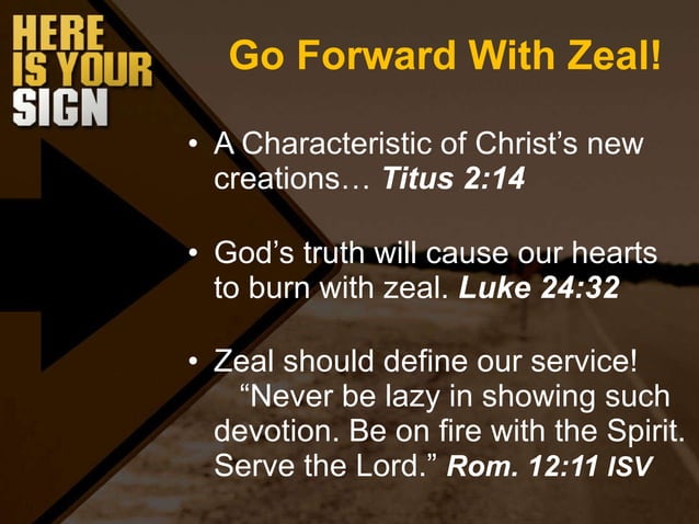 Here Is Your Sign Go Forward | PPT
