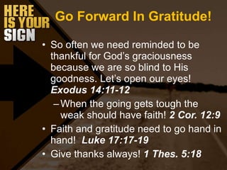Here Is Your Sign Go Forward | PPT