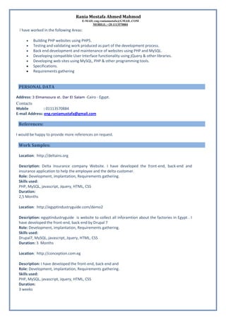 Rania Mostafa Ahmed Mahmod | PDF