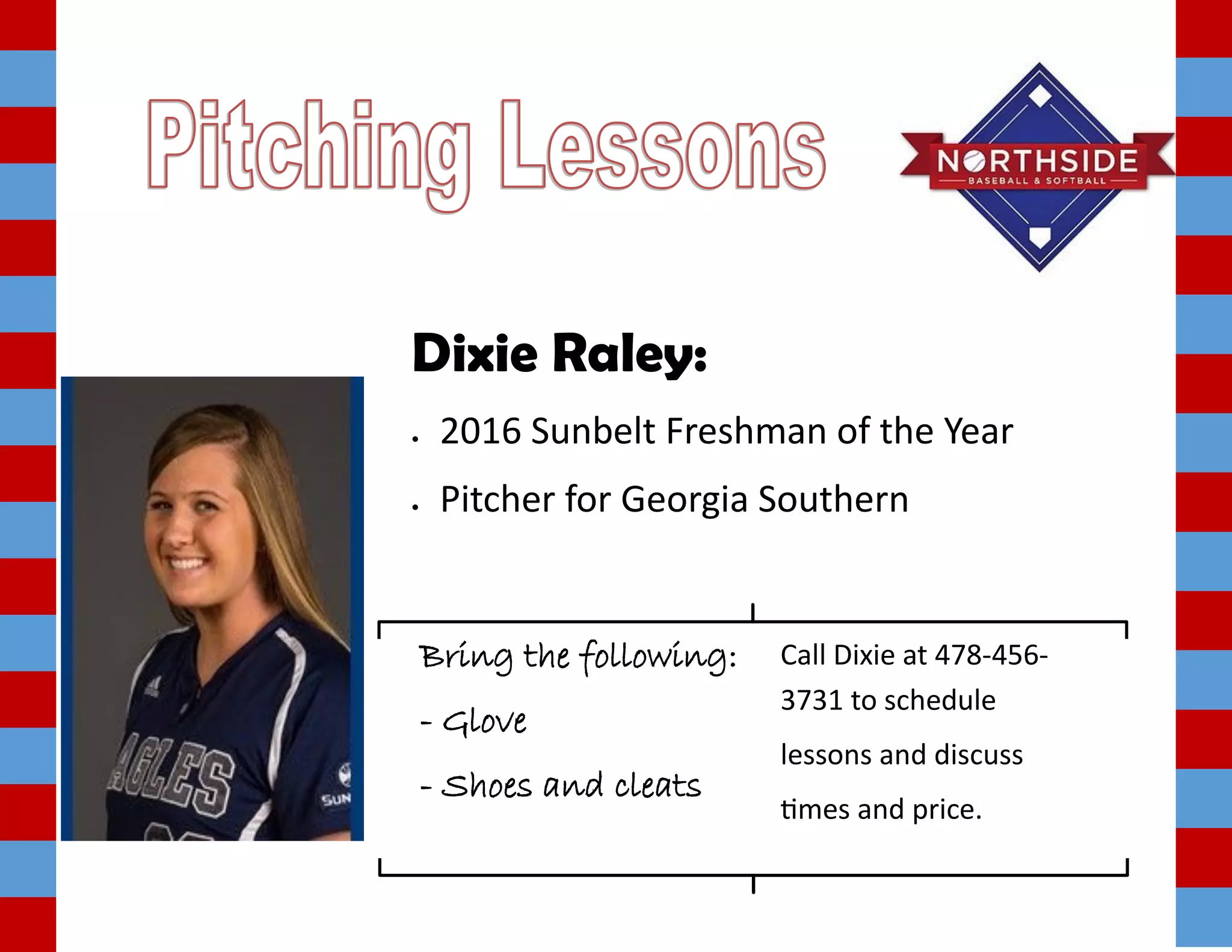Pitching Lesson Advertisements | PPT