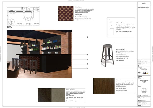 9. Angora - Basement Cocktail Lounge Layouts & Visuals | PPT