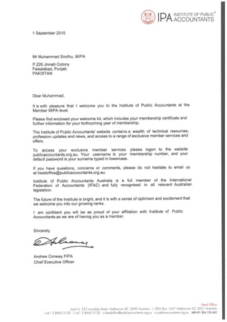 MIPA Certificate | PDF