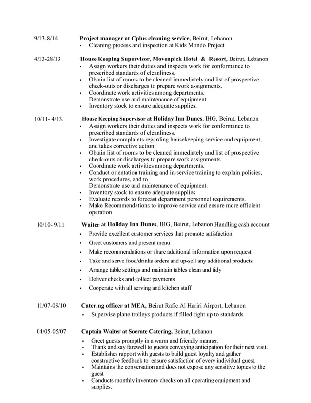 CV Ali Deeb 2017 1 | PDF