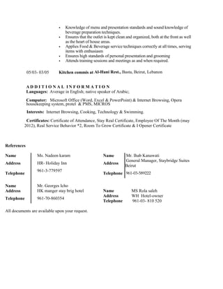 CV Ali Deeb 2017 1 | PDF