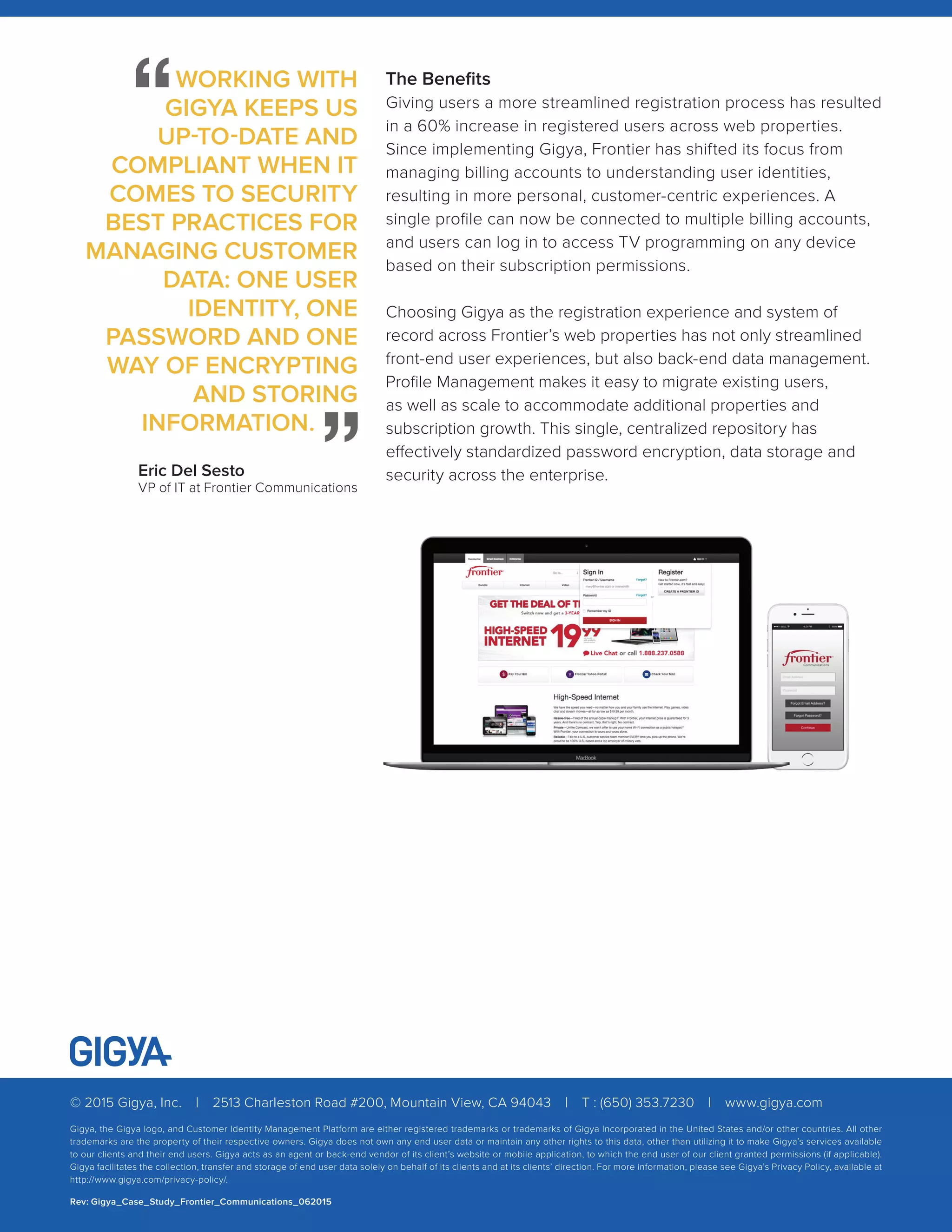Case Study- Frontier Communications | PDF