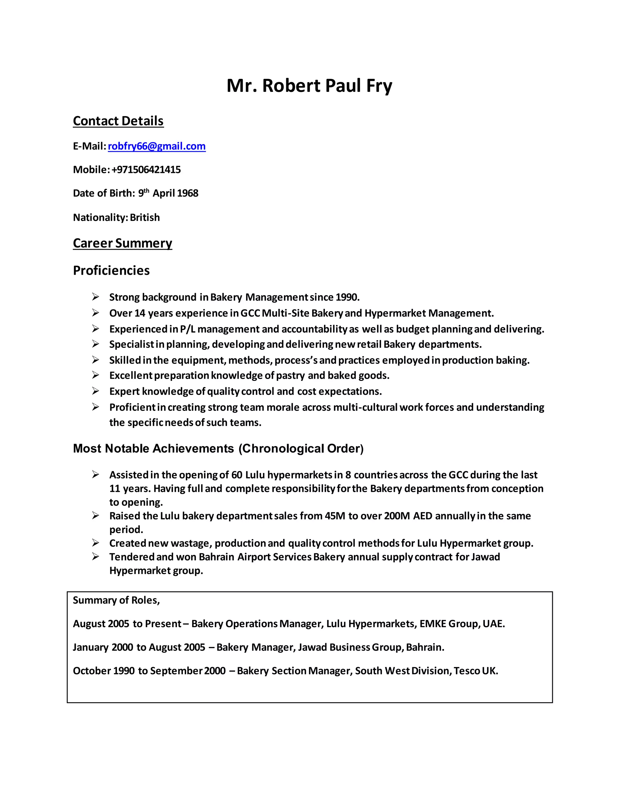 Mr Robert Paul Fry-2 | PDF