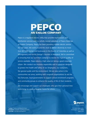 2016. Pepco_CSR.Report_2015_web | PDF