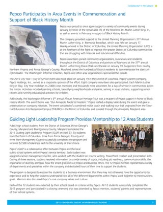 2016. Pepco_CSR.Report_2015_web | PDF
