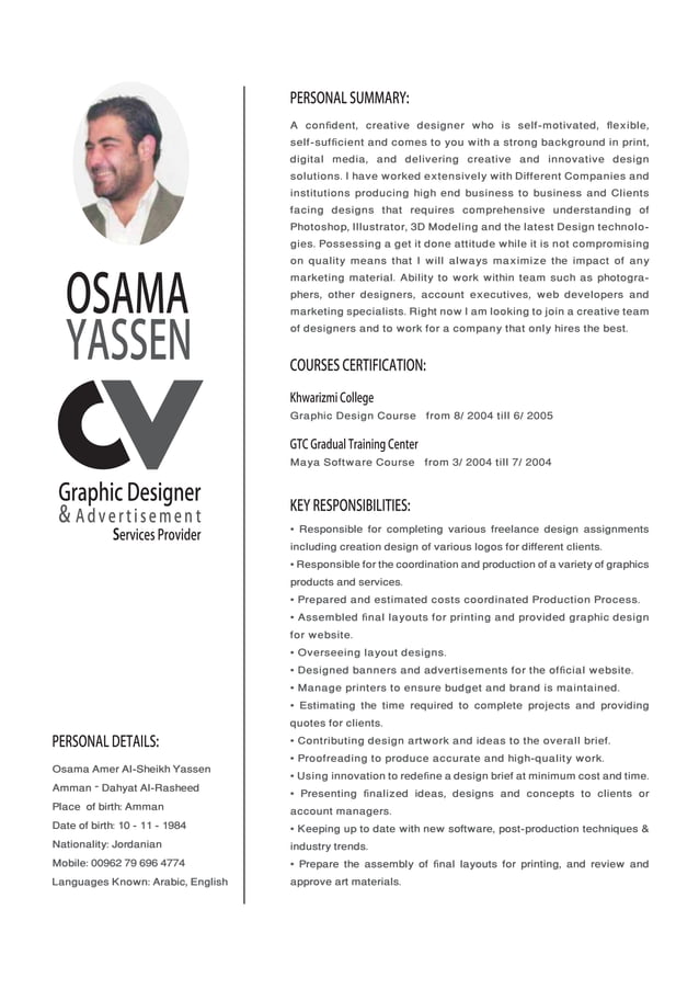 Osama Curriculum Vitae | PDF