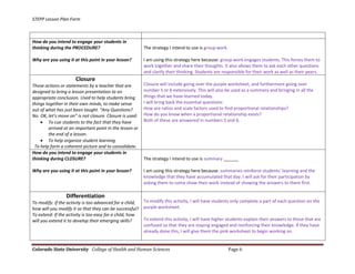 Lesson Plan for 7th Grade Math Class | PDF