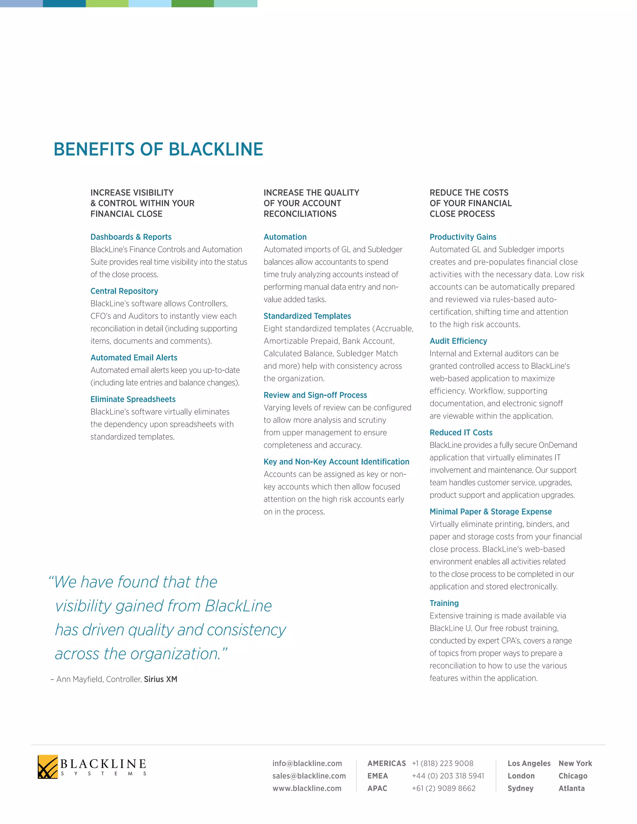 BlackLine-Benefits-Overview | PDF
