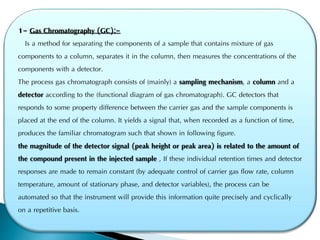 Gas Chromatograph & Analyzers | PPTX