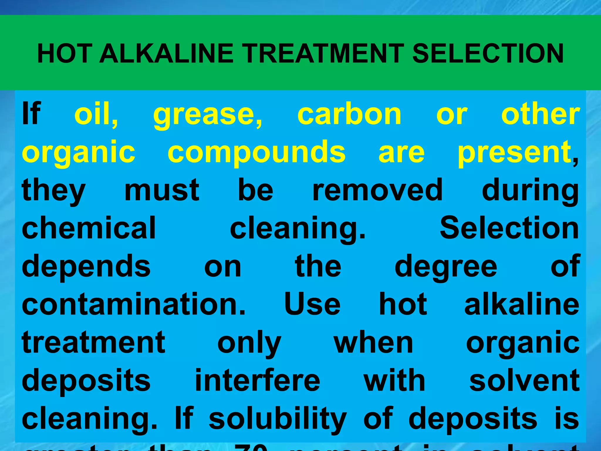 U#3 BOILER CHEMICAL CLEANING. | PPTX