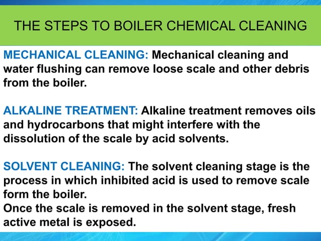 U#3 BOILER CHEMICAL CLEANING. | PPT