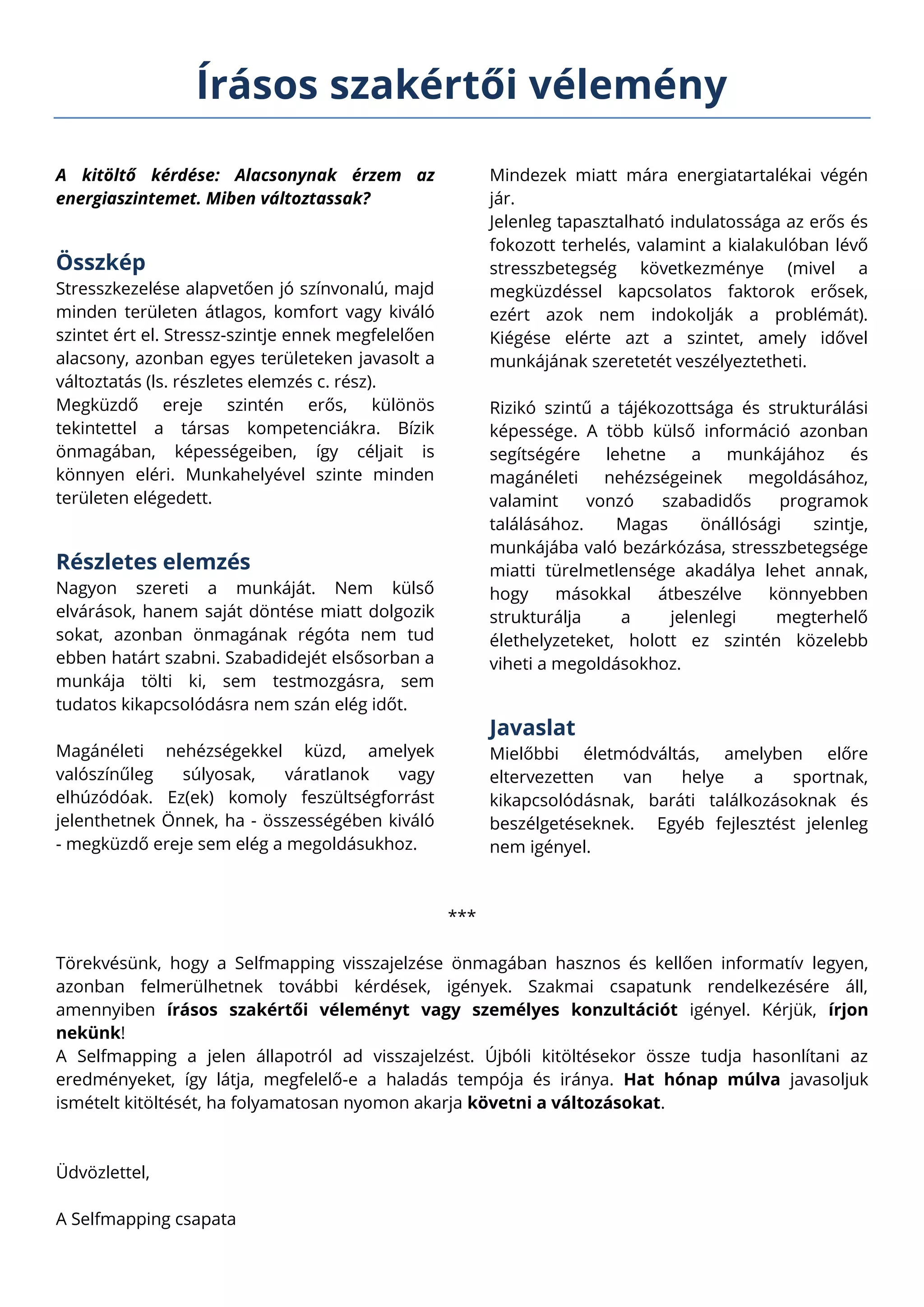 Selfmapping - minta | PDF