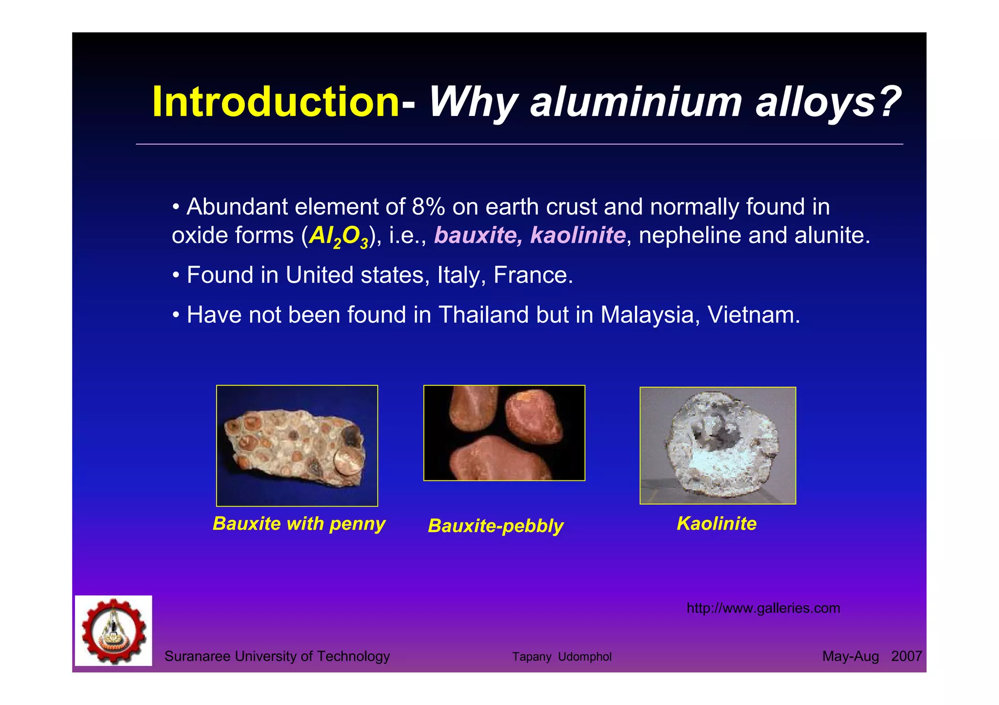 Aluminium and its alloys | PDF