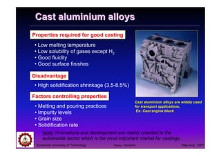 Aluminium and its alloys | PDF