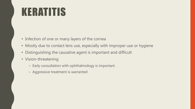 Keratitis | PPTX