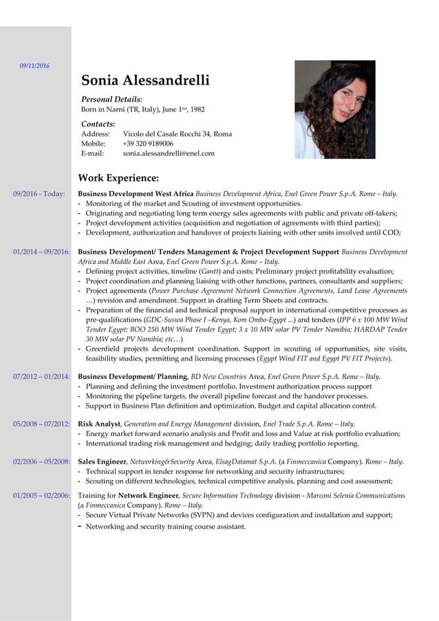 CV_Sonia Alessandrelli | PDF