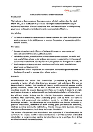 Doc for accreditation | PDF