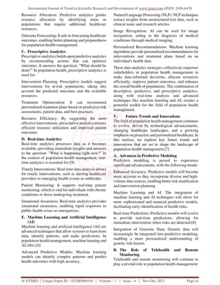 Data Analytics for Population Health Management Strategies | PDF